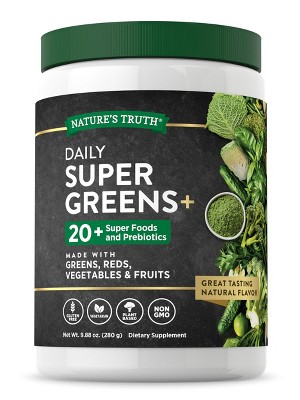 Nature's Truth Daily Super Greens Powder | 9.88 Oz : Target