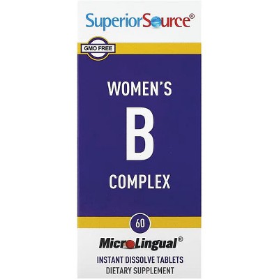 Superior Source Vitamin B Women's B Complex 60 Tablets. : Target
