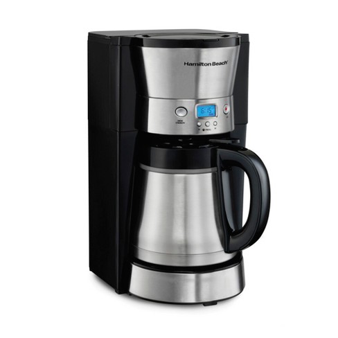 Hamilton Beach Thermal 10c Coffee Maker 46899r Chrome Silver 10 Cup Drip Electric Cone Filter Thermal Carafe Target