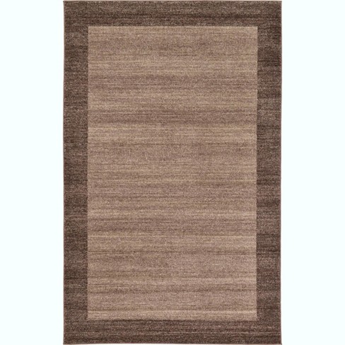 Unique Loom Abigail Del Mar Area Rug , 5'x8' Rectangular ,light Brown ...