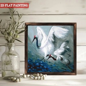Two White Cranes Canvas Wall Art Paintings Wall Decor Themed Photo ...