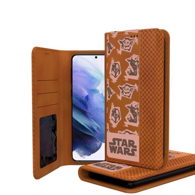 Keyscaper Star Wars: The Mandalorian Grogu Pattern Folio Phone Case For ...