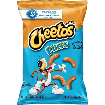 Cheetos Simply White Cheddar Cheese Puffs - 2.75oz : Target