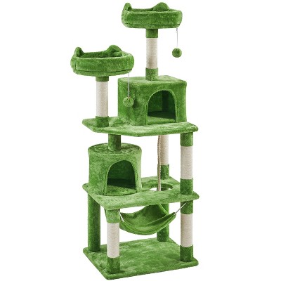 Yaheetech 62.2"h 3-level Cat Tower With 2 Condos For Indoor Cats ...