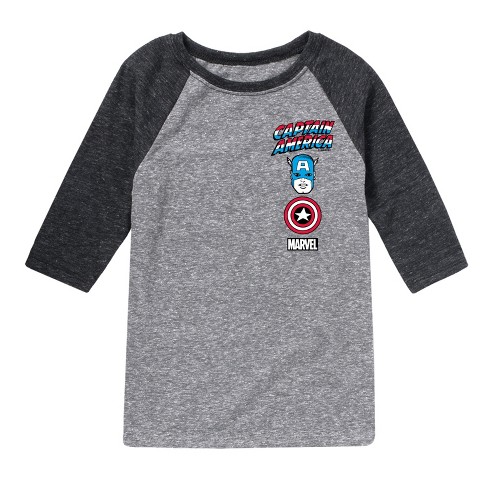 Boys' - Marvel - Captain America Logo Stack : Target