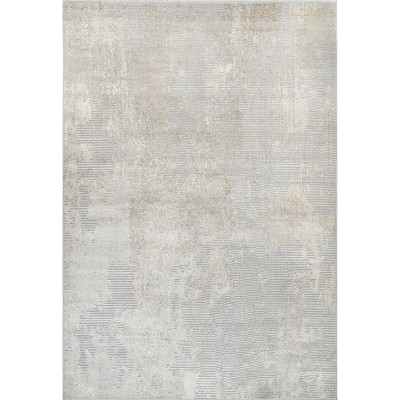 4'x6' Contemporary Pop Modern Abstract Vintage Waterfall Area Rug, Blue ...