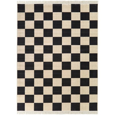7'10" X 10' Camille Modern Geometric Rectangular Indoor/outdoor Rug ...