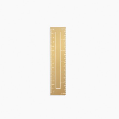 Poketo Brass Bookmark Ruler : Target