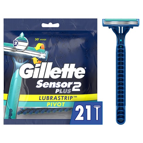 Gillette Sensor2 Plus Pivoting Head Disposable Razors - 21ct : Target
