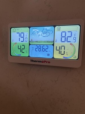 Thermopro Tp280bw 1000ft Home Weather Stations Wireless Indoor Outdoor ...