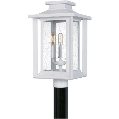 Noma Nobela Triple Head Aluminum Lamp Post 7 Foot Tall All-weather ...
