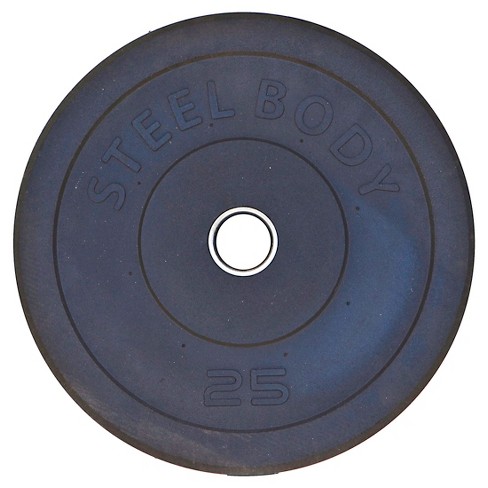 Steelbody Olympic Rubber Plate 25lbs : Target