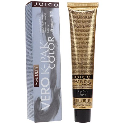 Joico Vero K-Pak Hair Color 7NN+ - Dark Natural Blonde, 2.5 oz : Target