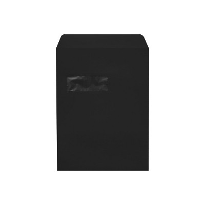 Lux Open End Envelopes 9" X 12" Midnight Black (lux-1590-b-1m) : Target