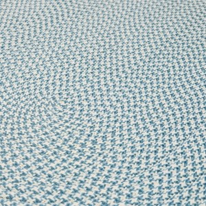 Colonial Mills Milton Houndstooth Tweed Braided Rug, Federal Blue 3' X ...
