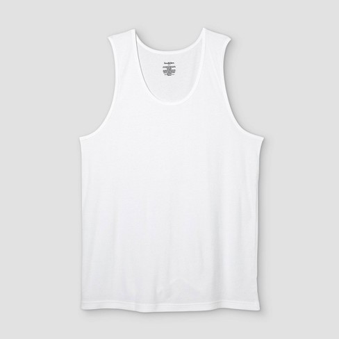 Men's Big & Tall 4pk Tank Top - Goodfellow & Co™ White 4xl : Target