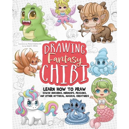 Drawing Fantasy Chibi (board Book) : Target