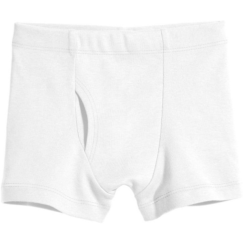 City Threads Usa-made Boys Organic Cotton Boxer Brief | White - 2t : Target
