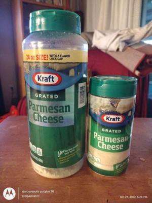 Kraft 100% Grated Parmesan Cheese 16oz : Target