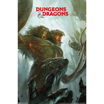 Trends International Dungeons And Dragons - Demogorgon Framed Wall ...