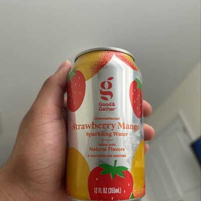 Strawberry Mango Sparkling Water - 8pk/12 Fl Oz Cans - Good & Gather™ : Target