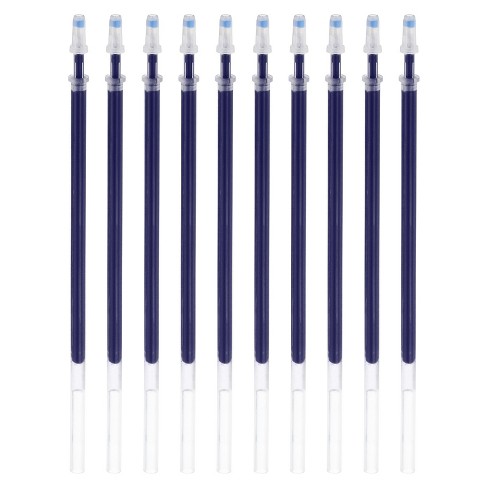 Unique Bargains Gel Ink Needle Tip Ballpoint Pen Refills 50 Pcs Blue ...