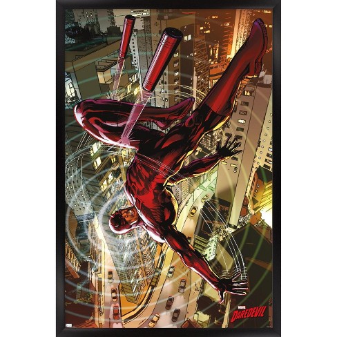 Trends International Marvel Comics Daredevil - Rooftop Cover Framed ...