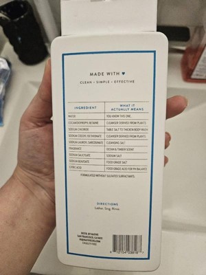 Native Body Wash - Ocean & Timber - Sulfate Free - 18 Fl Oz : Target