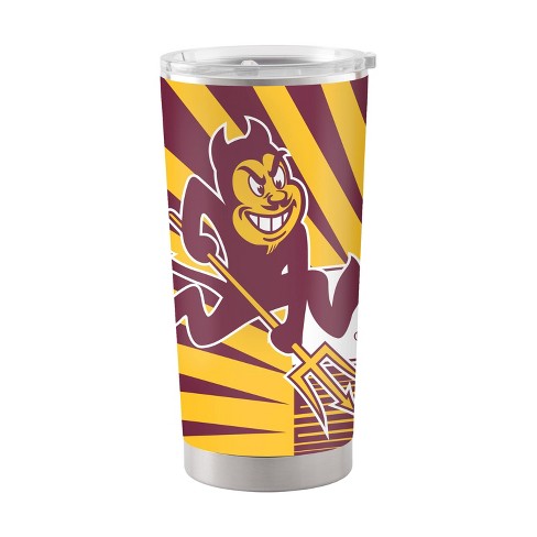 Ncaa Arizona State Sun Devils 20oz Mascot Stainless Steel Tumbler : Target