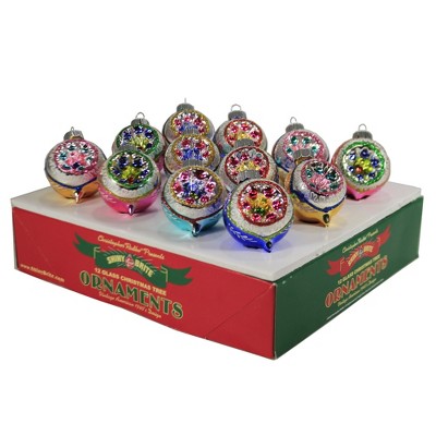 Christopher Radko Company 2.25 In Cc Reflector Rounds 12 Ct Christmas ...