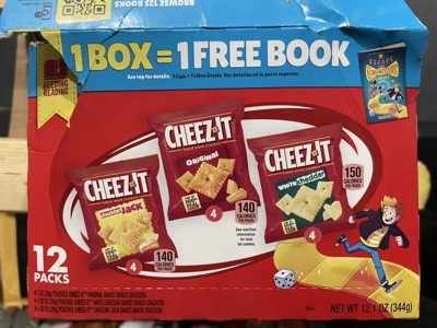 Cheez-it Baked Snack Crackers Variety Pack 12ct : Target
