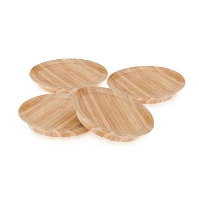 Topper Bamboo Appetizer Glass Toppers By True : Target