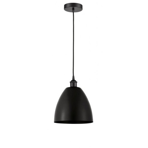 Innovations Lighting Edison Dome 1 - Light Pendant In Matte Black : Target