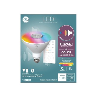 Ge Remote Included Led+ Speaker And Color Changing Light Bulb : Target