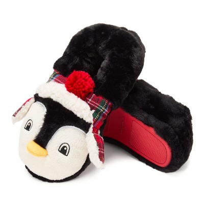 Dearfoams Unisex Adult Animal Closed Back House Slipper - Penguin ...