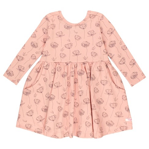 Rufflebutts Baby Girls Long Sleeve Twirl Dress : Target