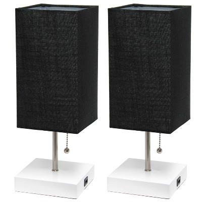 Wired Mesh Uplight Table Lamp Black - Simple Designs : Target