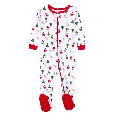 Leveret Footed Cotton Christmas Pajamas Christmas Icons 2 Year : Target
