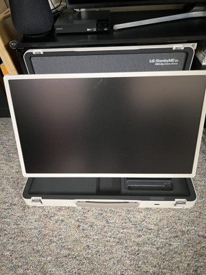 Lg 27lx5q 27 Inch Stanbyme Go Full Hdr Smart Led Briefcase Tv : Target