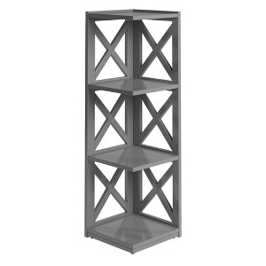 Rebecca X-Frame 3-Shelf Bookcase - Grey - iNSPIRE Q : Target