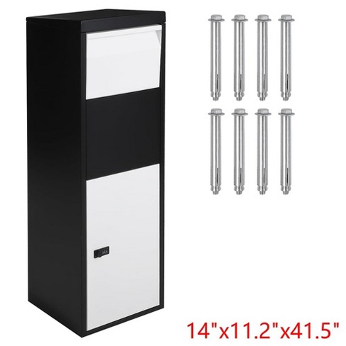 14"x11.2"x41.5" Package Letter Delivery Boxes Coded Lock Home Drop ...