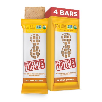 Perfect Bar Peanut Butter Protein Bar - 10oz/4ct : Target
