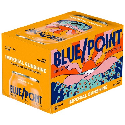 Blue Point Imperial Sunshine - 6pk/12 Fl Oz Cans : Target