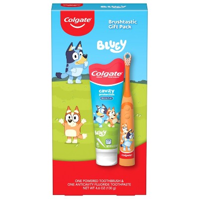 Colgate Kids' Battery Toothbrush - Bluey : Target