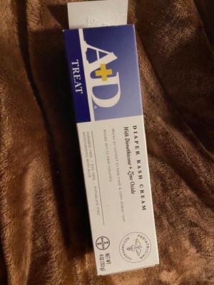 A+d Zinc Oxide Diaper Rash Cream - 4oz : Target