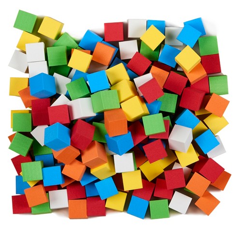 Koplow Games Foam Blank Dice, Assorted Color, 16mm, Bag Of 200 : Target