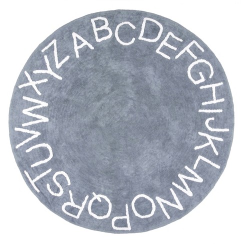 Nuloom Kids Washable Round Alphabet Rug : Target