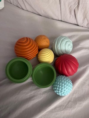 Kaplan Early Learning Textured Mix And Match Balls - Set Of 8 : Target
