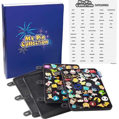 My Pin Collection 3-ring Album Binder W 4 Enamel Pin Pages - Patented ...