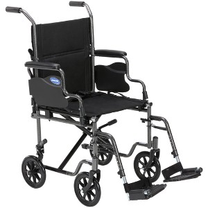 Invacare Transport Wheelchair w/19" Seat, Removable Arms, Lightweight ...